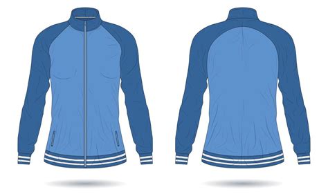 Blue Women Sports Training Jacket Mockup 51295174 Vector Art At Vecteezy