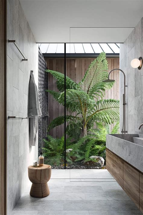 Modern Open Showers