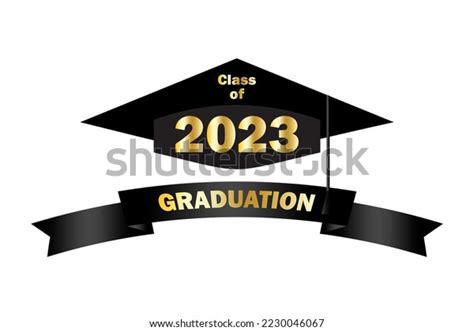 Class Off 2023 Education Concept Graduation Stock Vector Royalty Free