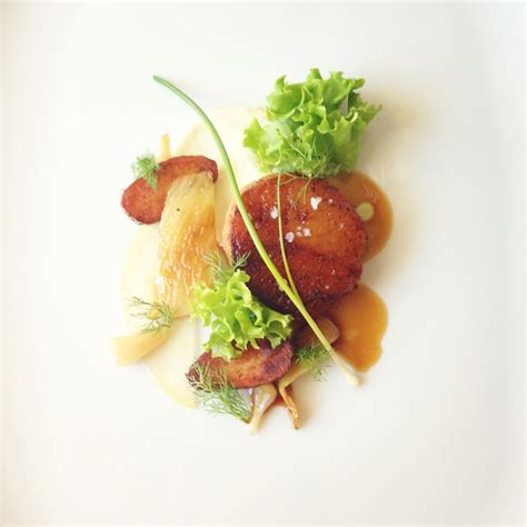 Braised Pork Cheek Wild Garlic Parsnip Lettuce From Scratch