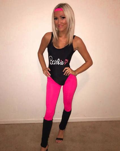 Halloween College Costume Barbie Workoutbarbie Workout 80s