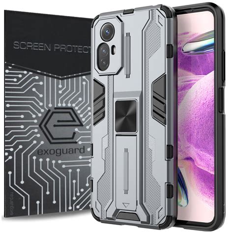 Etui Exoguard Supersonic Szkło Xiaomi Redmi Note S Pancerne Case Obudowa Futerał