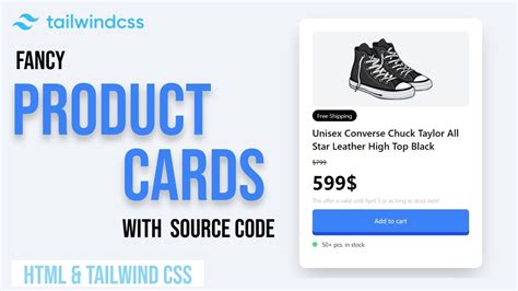 Design Resoponsive Product Card With HTML TAILWIND CSS Under MINUTES YouTube