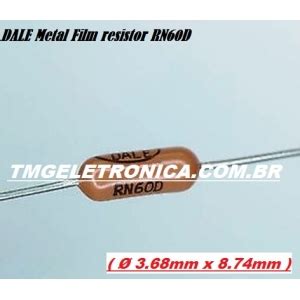 Resistor 01 De Precisão Diversos Valores Ohmicos Tmg Eletrônica