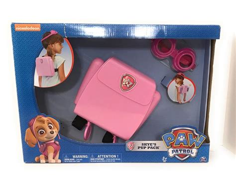 Paw Patrol Skyes Pup Pack Pink Back Pack With Retractable Wings