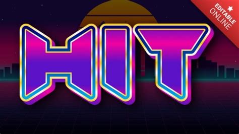Hit Cyber Punk Text Effect Generator