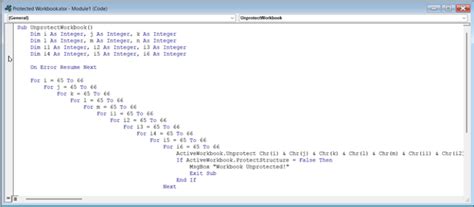 How To Unprotect Excel Workbook Without Password Excel Insider