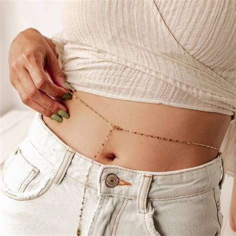 Belly And Body Chains Jewelry Hey Happiness