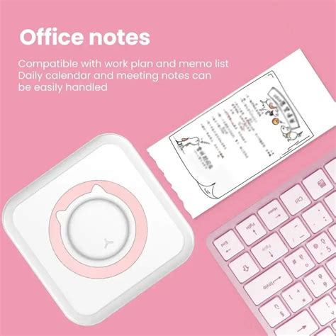 Olaf Mini Printer Portable Thermal Stickers Paper Inkless Bluetooth