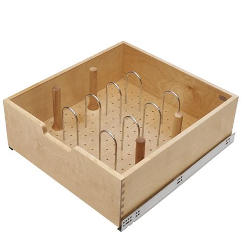 Rev A Shelf WDB PIL SC Wood Drawer Designed For Rev A Shelf S Pilasters Sold Separately