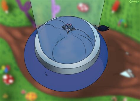 Rule 34 Anthro Big Breasts Blueberry Inflation Breasts Fat Female