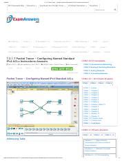 Packet Tracer Configuring Named Standard IPv ACLs Instructions Answers Pdf