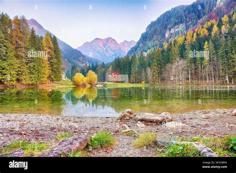 Picturesque View Of Lake Plansar Lake Or Plansarsko Jezero On Valley