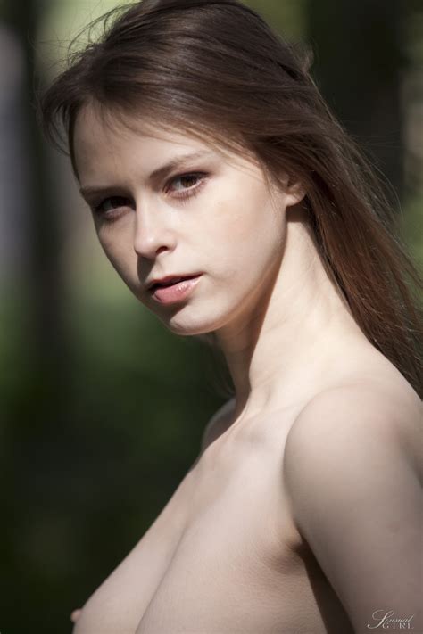 Latvian Cutie Beata Undine With Nice Buttocks Poses Naked In Nature CoedCherry