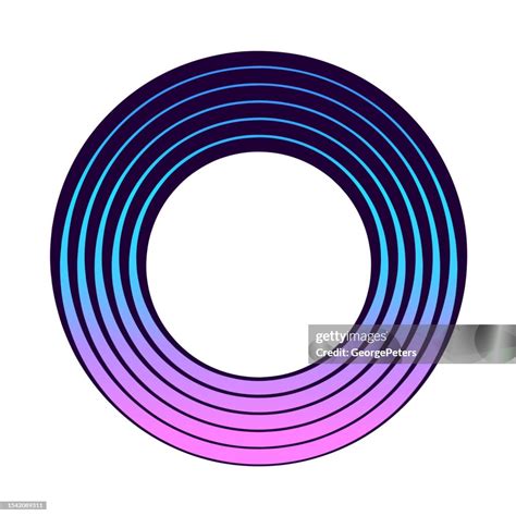concentric circle disk high res vector graphic getty images