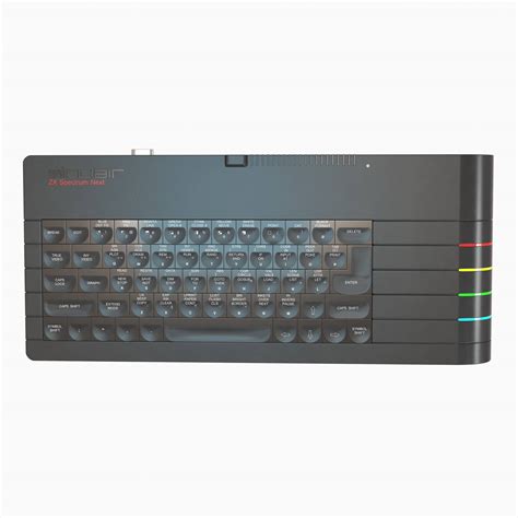 zx spectrum next sinclair 3d model by artpolka
