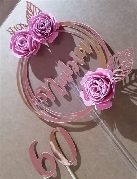 Topper Oro Rosa