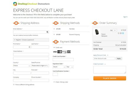 Best Magento One Step Checkout Extensions Only From