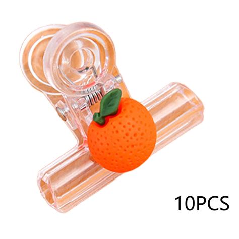 Acdanc 10 Pcs Chip Clipsfun And Playful Cartoon Bag Clipsstrong