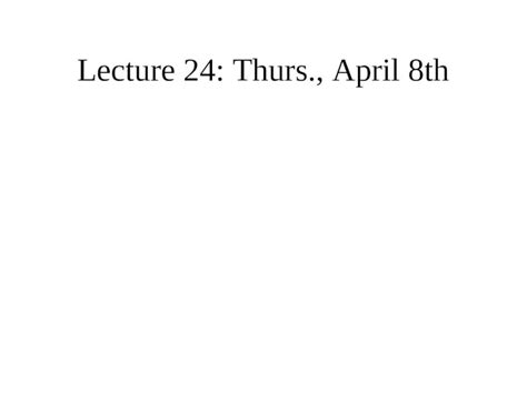 Ppt Lecture 24 Thurs April 8th Inference For Multiple Regression