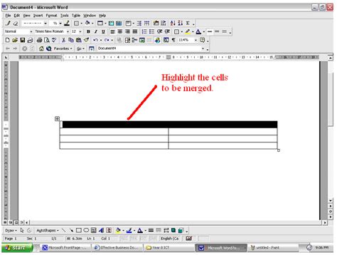 Incorporating Tables Into A Word File