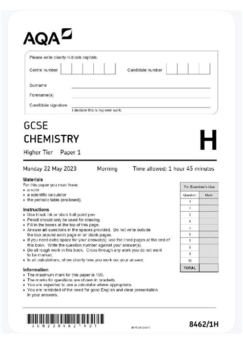 Gcse Chemistry Equation Sheet Equation Sheet For Gcse Chemistry These