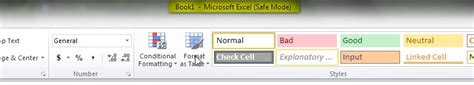 How To Start Microsoft Excel In Safe Mode