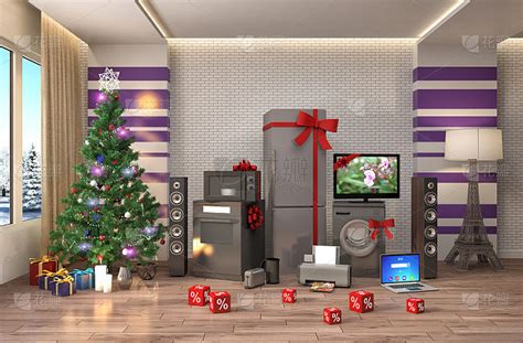 带丝带的家用电器，室内打折。3 D今市子