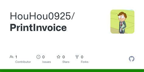 Github Houhou0925printinvoice