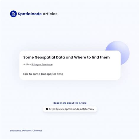 Spatialnode On Linkedin Geospatial Data