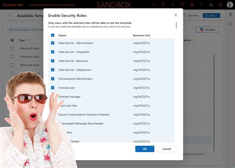 Enable Security Roles On Templates Is Now Available