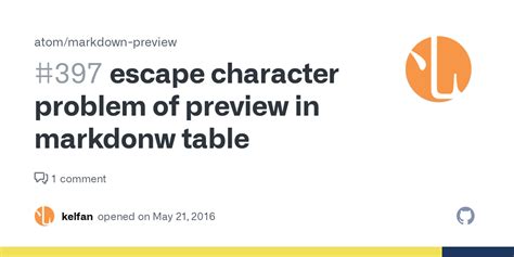 Escape Character Problem Of Preview In Markdonw Table · Issue 397