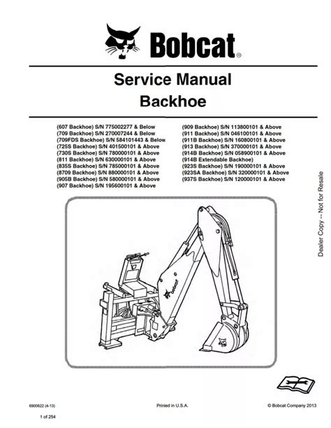 Ppt Bobcat 911 Backhoe Service Repair Manual Sn 046100101 And Above Powerpoint Presentation