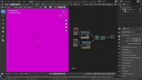 create a procedural space shader in blender and generate billions of