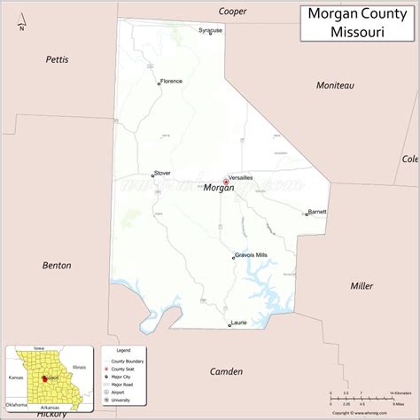 Morgan County Map Missouri Where Is Located Cities Population Highways And Facts