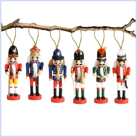 ฟิกเกอร์ตุ๊กตาทหาร Nutcracker King Soldier Nutcracker ขนาดเล็ก 6 ชิ้น Shopee Thailand