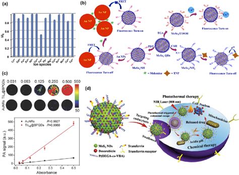 Applications Of Functionalized 2d Qds A Selective Detection Of Fe 3