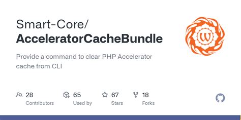 GitHub Smart Core AcceleratorCacheBundle Provide A Command To Clear PHP Accelerator Cache