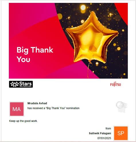 Mrudula Avhad On Linkedin Starsbigthankyou Teamwork Gratitude