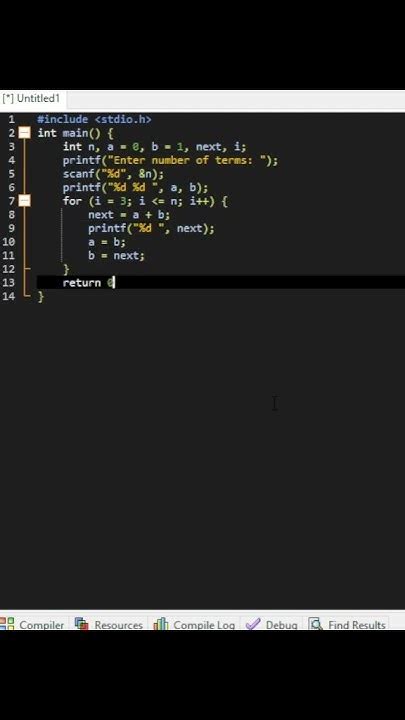 Fibonacci Series♾️fibonacci Fibonacciseries Fibonaccisequence Coding Codewithalpha