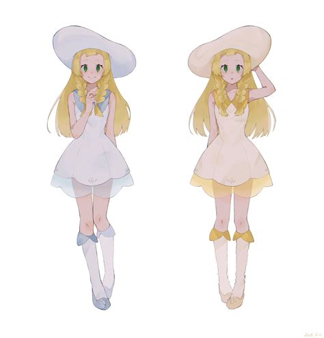 Lillie And Lillie Pokemon And More Drawn By Osigatoutoi Tou Danbooru