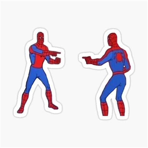 Spidey Meme Sticker For Sale By Aizyshop Redbubble