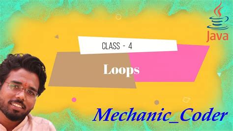 Java Course 4 Loop Types In Java For Loop In Java While Loop In