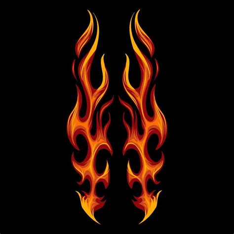 Game Logo Design Baseball Bats Fire Element Borneo Rock Style