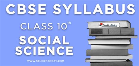 CBSE Syllabus For Class 10 Social Science Revised For 2020 21 Download In PDF