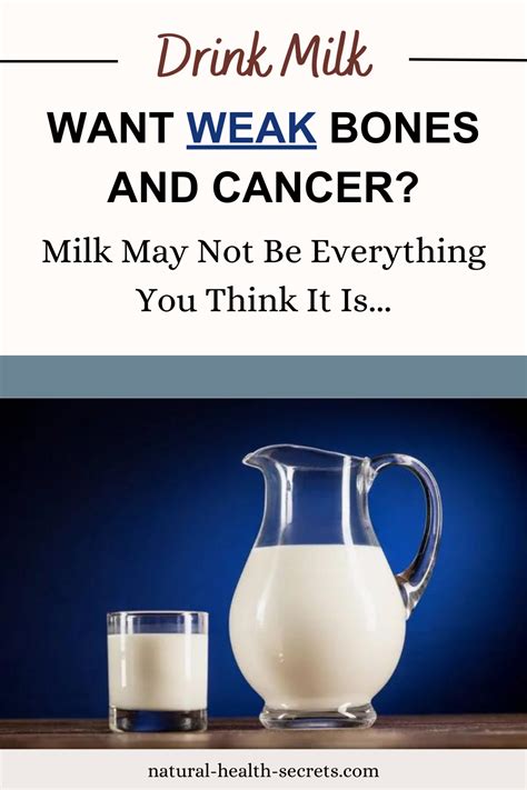 The Drawbacks Of Drinking Milk Natural Health Secrets