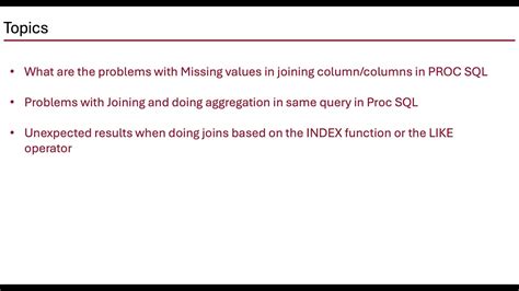 Three Unexpected Ways You Might Be Doing Many To Many Joins In Proc Sql