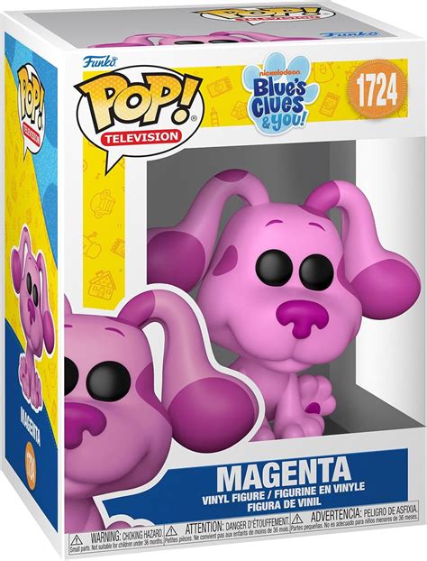 Funko Pop Animation Blues Clues Magenta Figura De Vinil Colecion