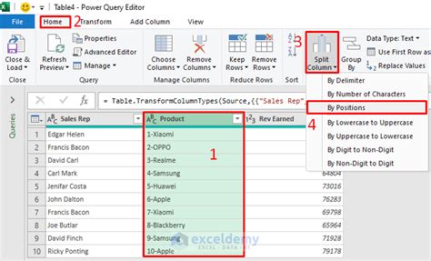 Cách Chia Cột Văn Bản Trong Power Query