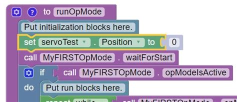 Controlling A Servo Blocks — First Tech Challenge Docs 01 Documentation